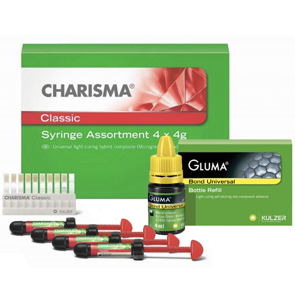 CHARISMA CLASSIC 4 JERINGAS C/GLUMA UNIVERSAL